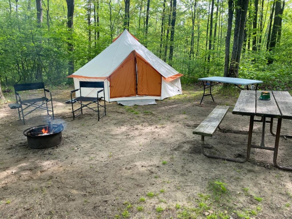Enjoy a Northern Michigan campground in Harrison, Michigan